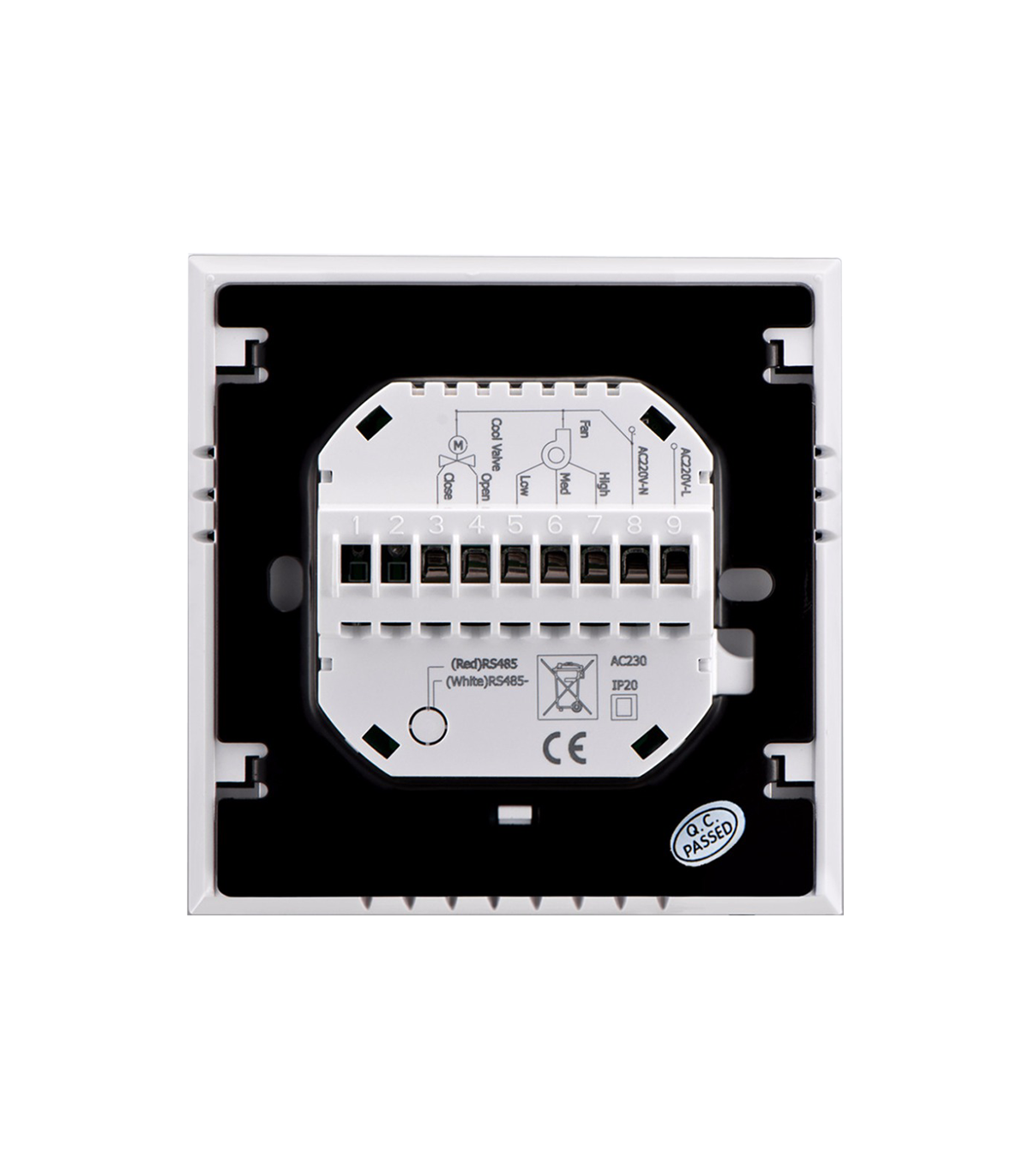 Termostat cu Modbus T-SHOV TF-701/M pentru Ventiloconvector 2 tevi